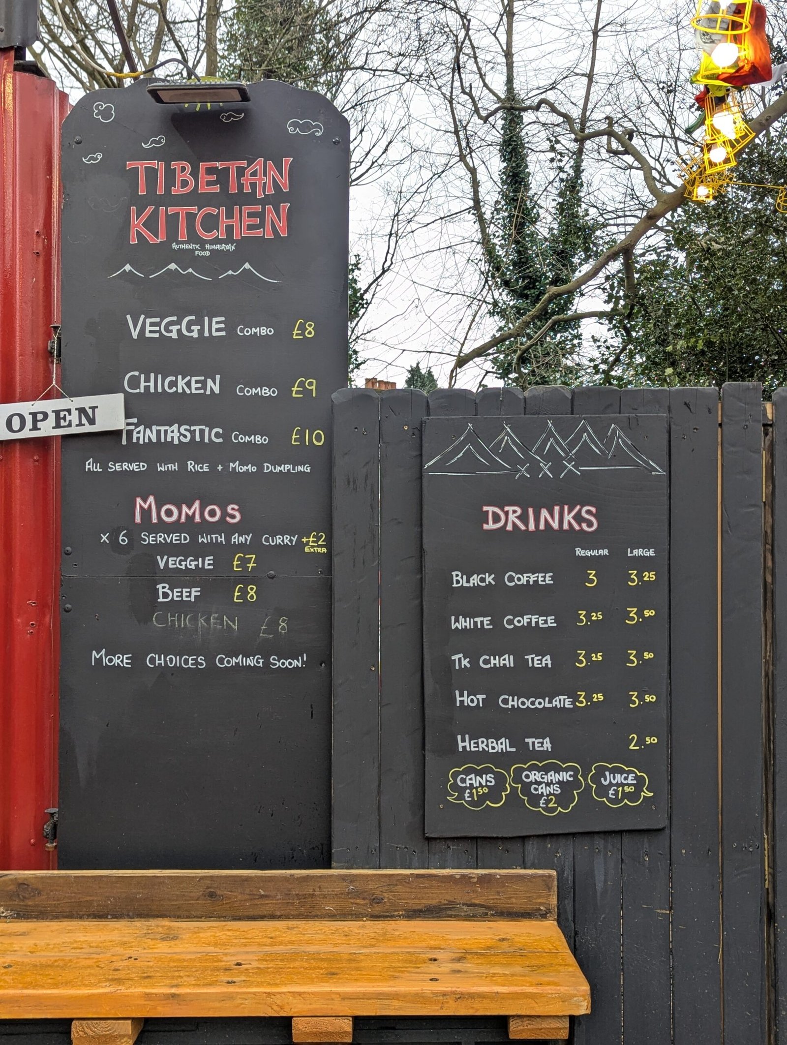 Cafe, Food and Drink at Chorlton Water Park | Tibetan Kitchen